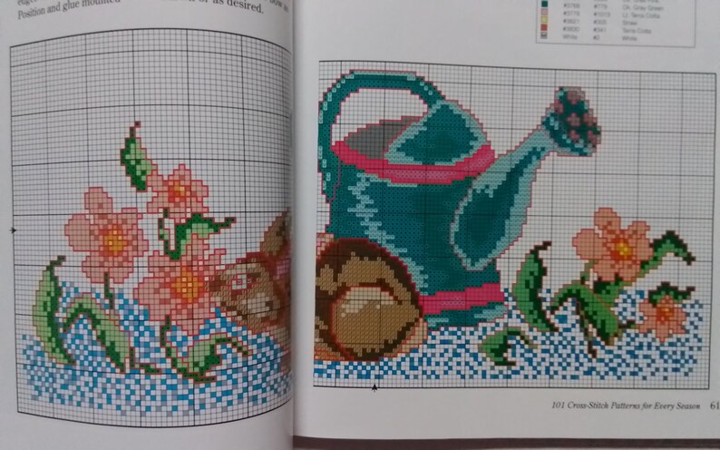 Vintage 2001 101 Counted Cross Stitch for Every Season Pattern Hardback ...