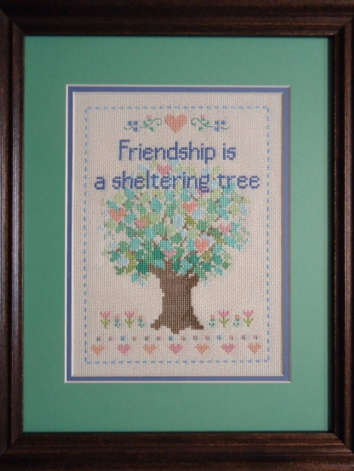 Friendship is a Sheltering Tree Large Inspirational Cross - Etsy