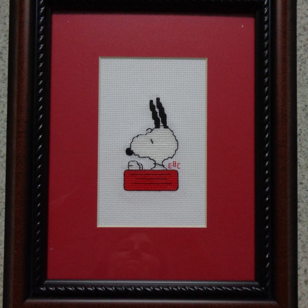 Snoopy Cross Stitch - Etsy