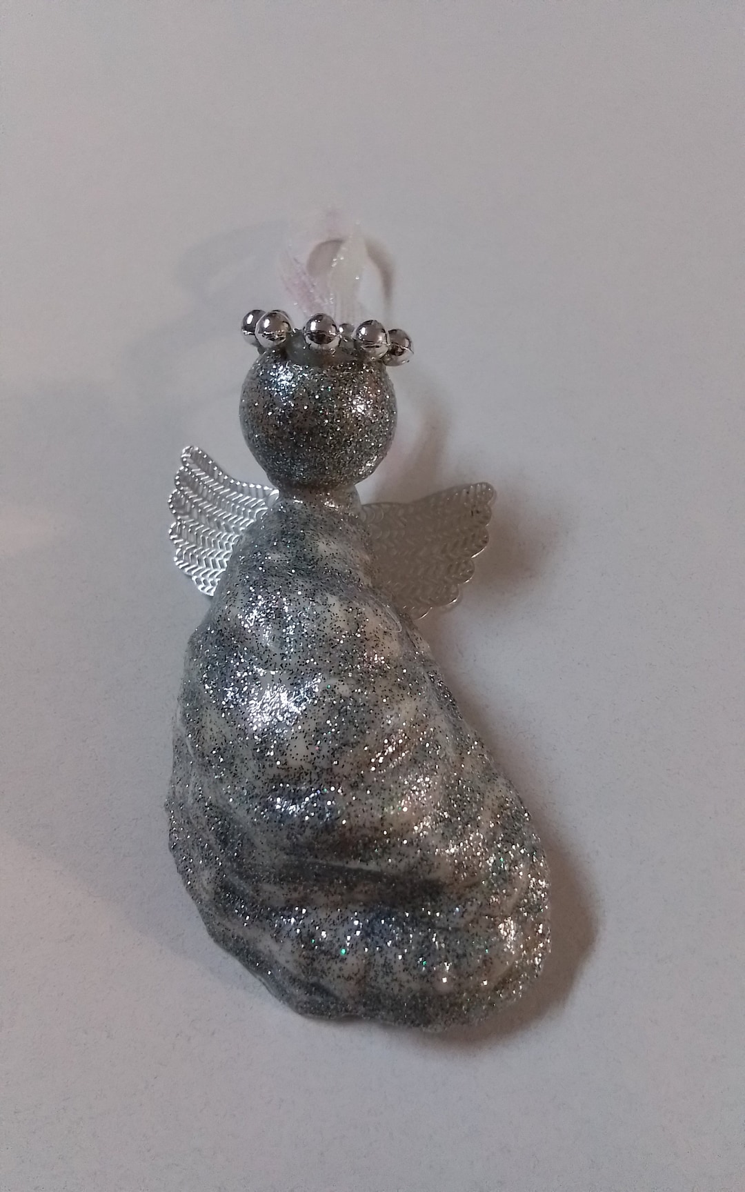 Silver Oyster Shell Angel Christmas Tree Ornament, Inspirational ...