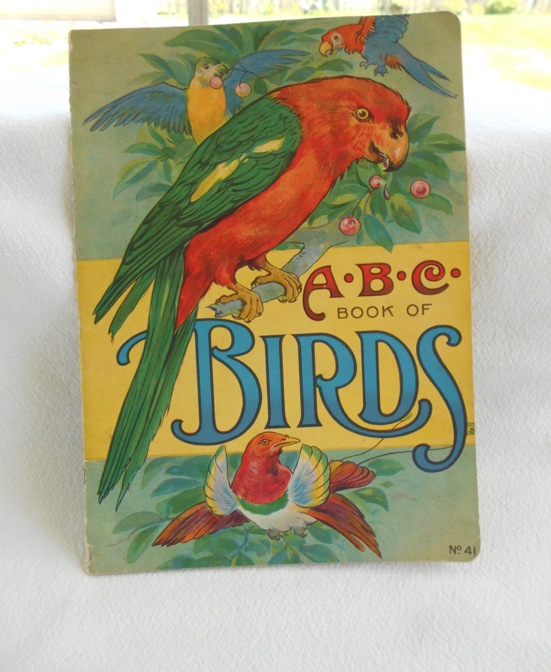A B C Book of Birds Number 41 1917 Stecher Litho Co Rochester NY ...