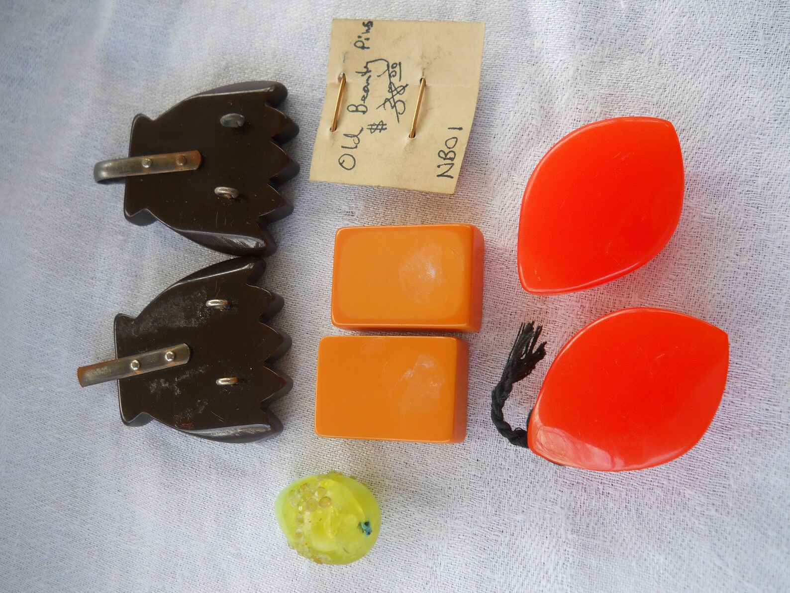 Lot Vintage Plastic Pieces Bakelite Buckles Mah Jong Tiles and - Etsy