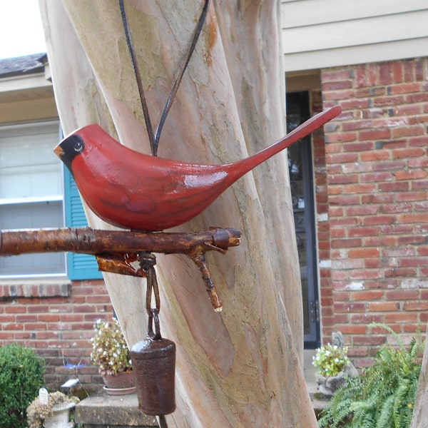 Red Cardinal Bell - Etsy