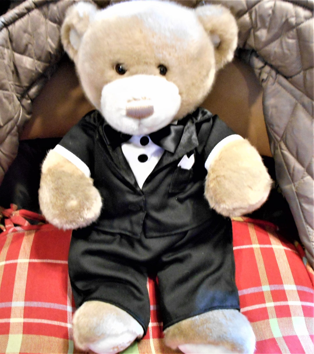 Vintage Gund Teddy Bear brooksie Tuxedo Brooks Brothers - Etsy