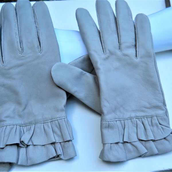 Leather Ruffle - Etsy