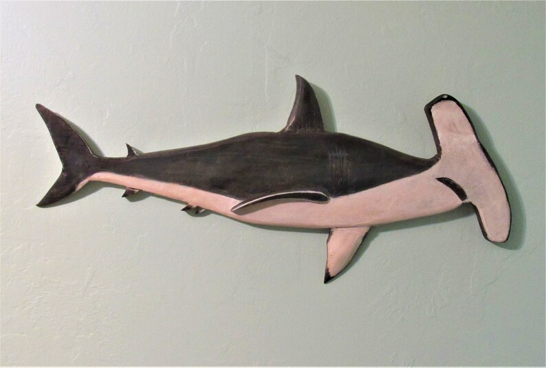 Great Hammerhead Shark _ Hand Carved - Etsy
