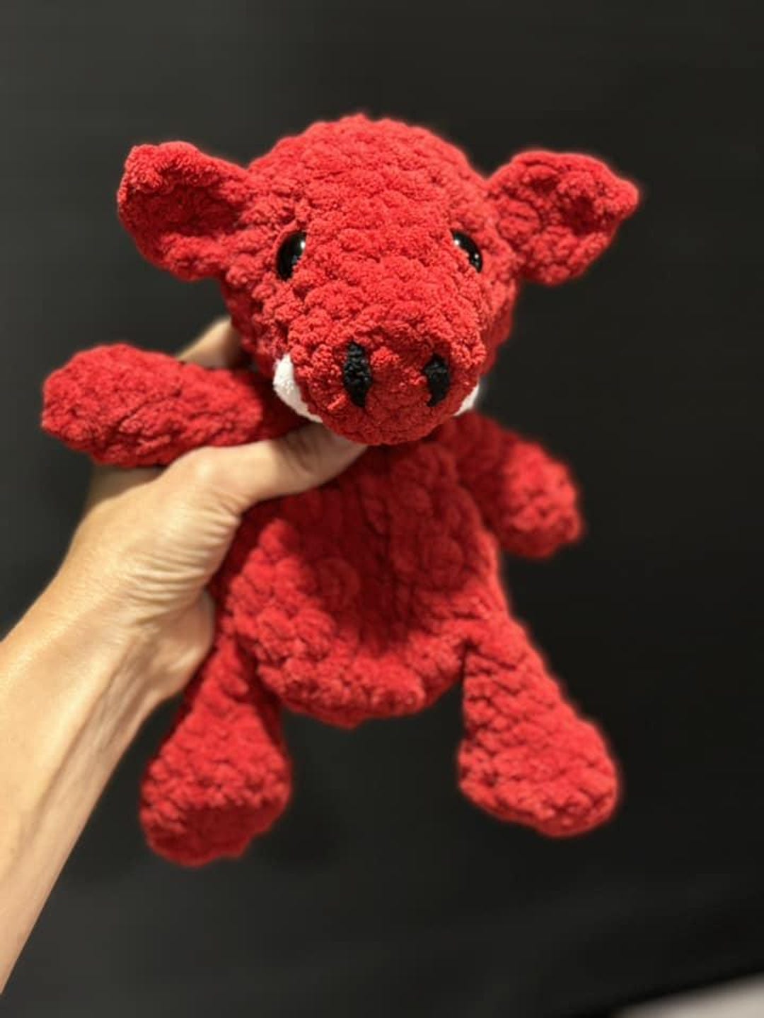 Arkansas Razorback Crochet Lovey - Etsy