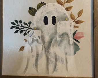 Thrift Store Ghost Painting - Etsy