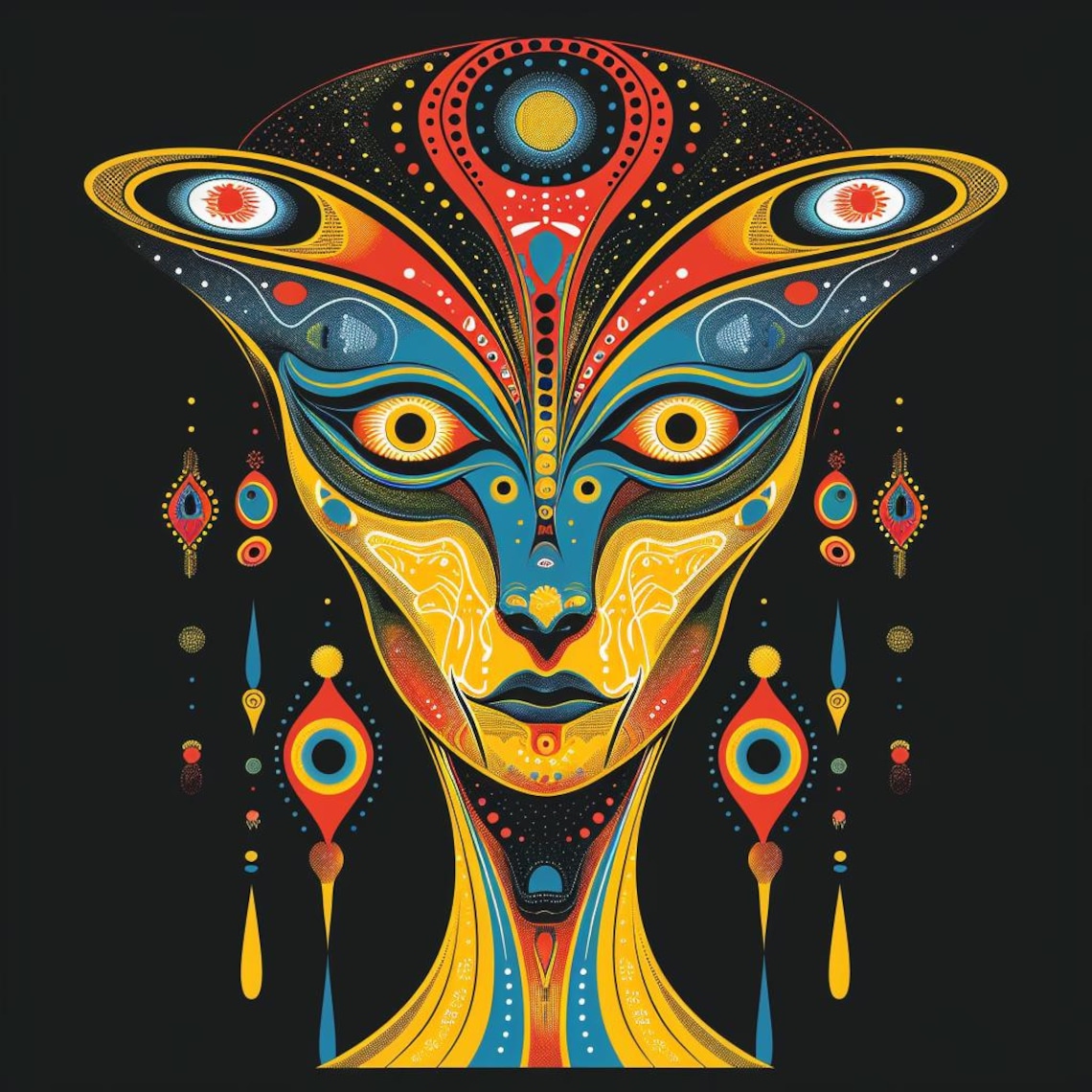 Native Aliens Art Collection - Etsy