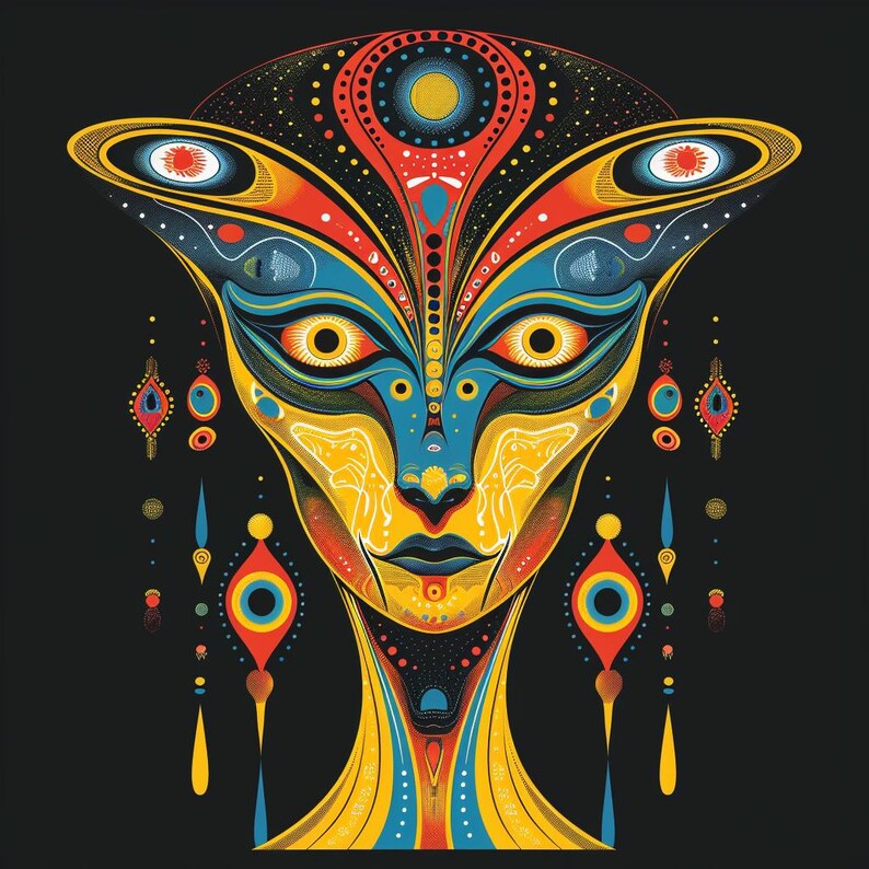 Native Aliens Art Collection - Etsy