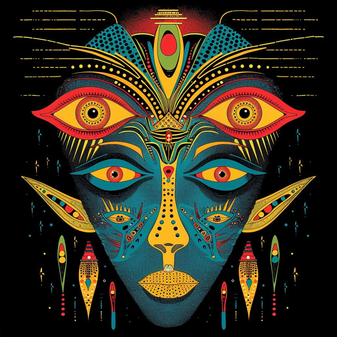 Native Aliens Art Collection - Etsy