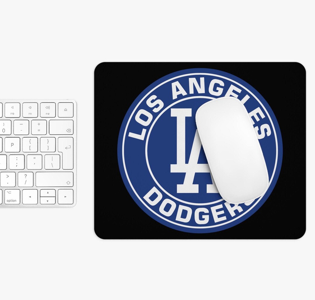 Los Angeles Dodgers Mouse Pad, Rectangle Gaming Desk Mat, Circle Round ...