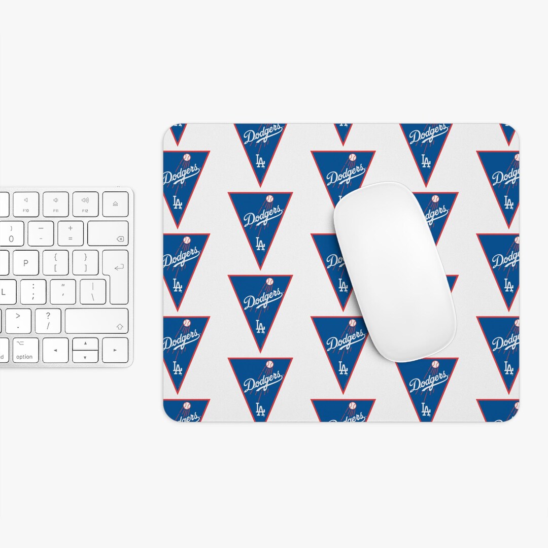 Dodgers Pennant Design Mouse Pad-baseball Fan Gift, Office Desk Decor ...
