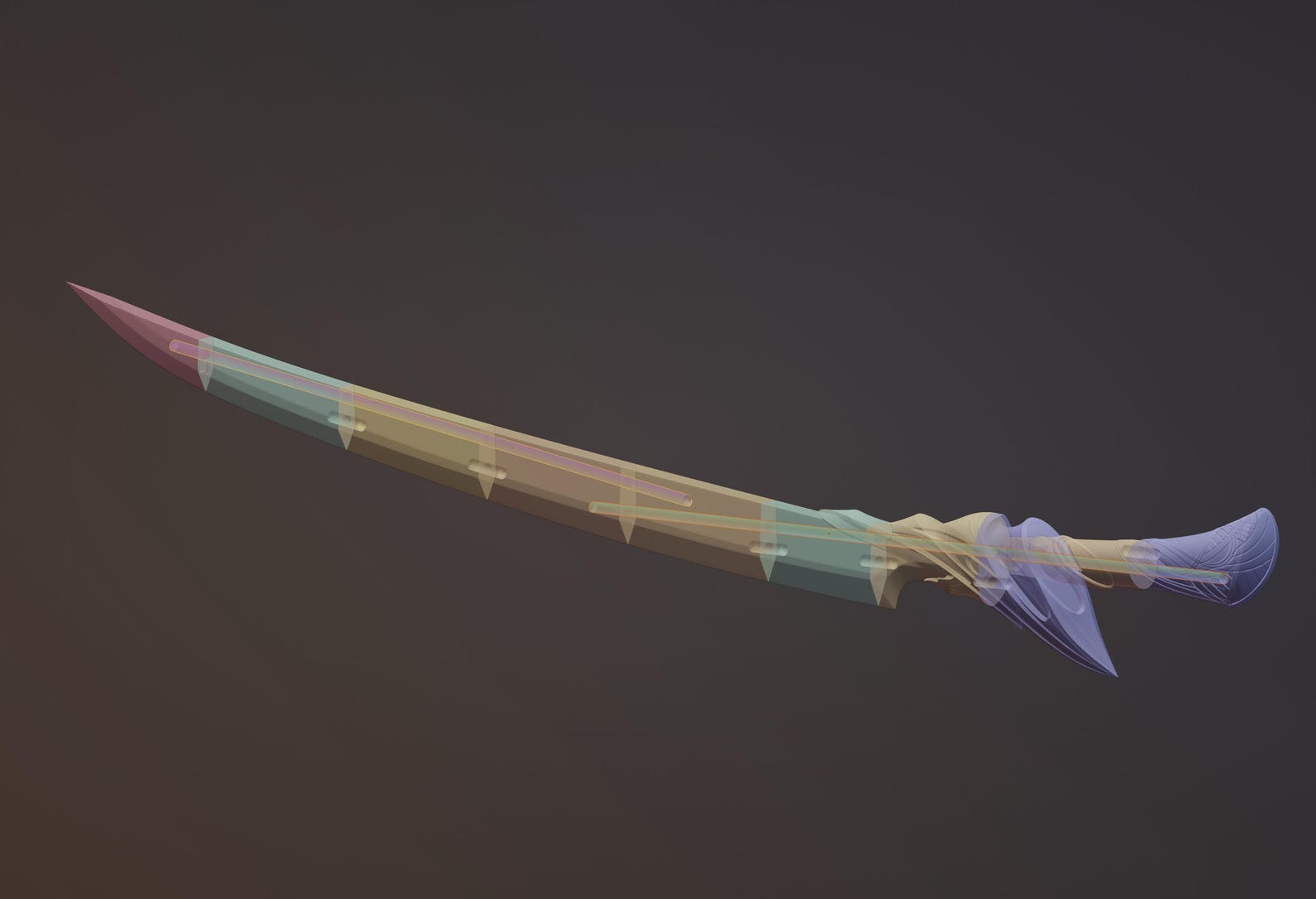 Yasuo Spirit Blossom Sword Cosplay League of Legends LOL 3D Print Model ...