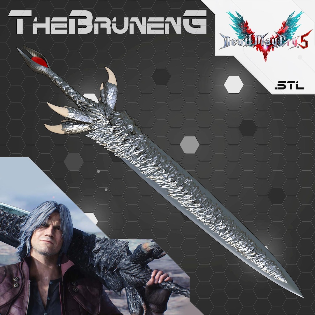 Dante Devil Sword Devil May Cry 5 DMC5 Cosplay 3D Print Model - Etsy