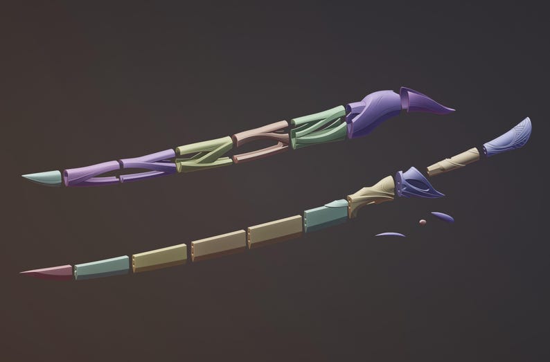 Yasuo Spirit Blossom Sword Cosplay League of Legends LOL 3D Print Model ...