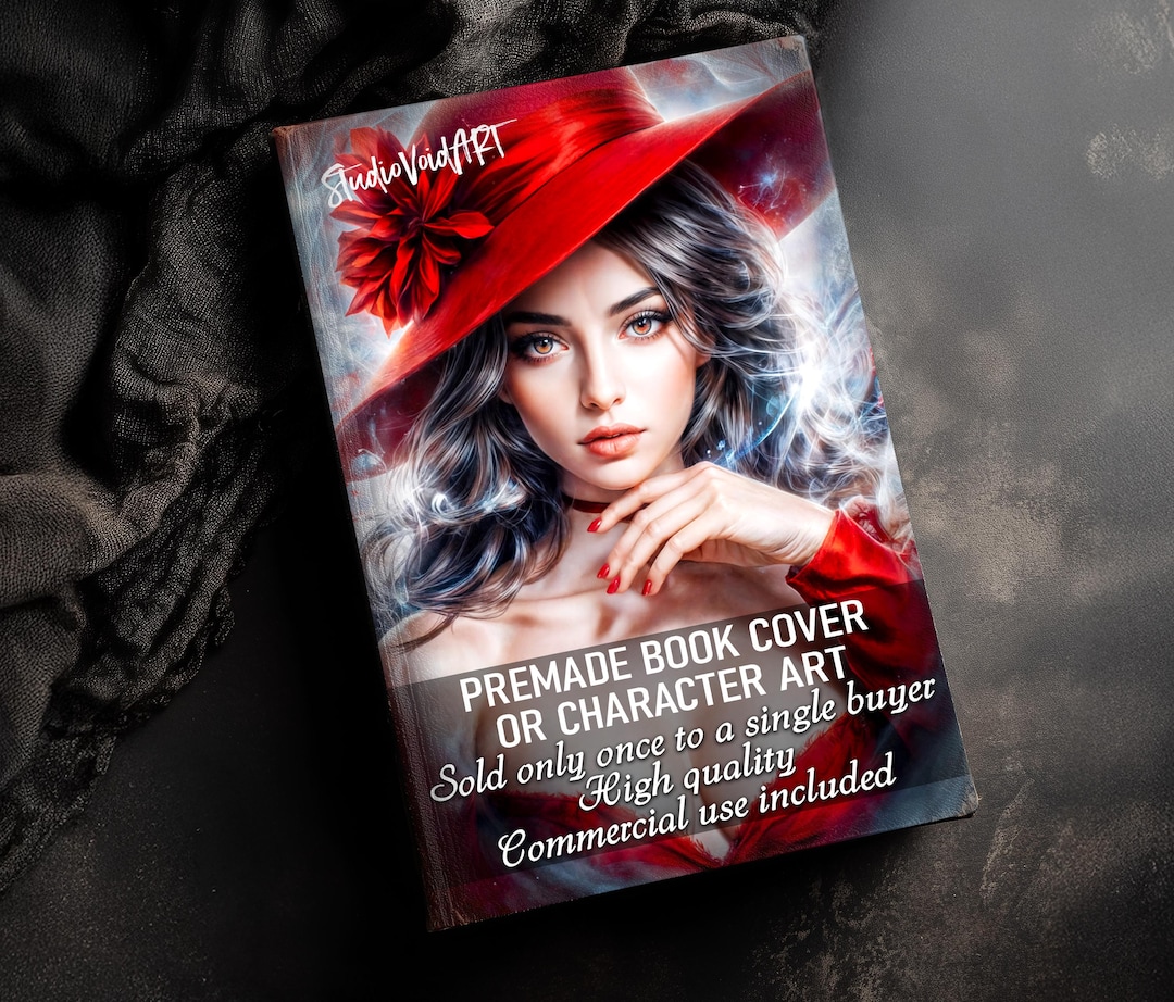 Red Hat Witch Fantasy Portrait — Glamorous Sorceress Digital Art ...