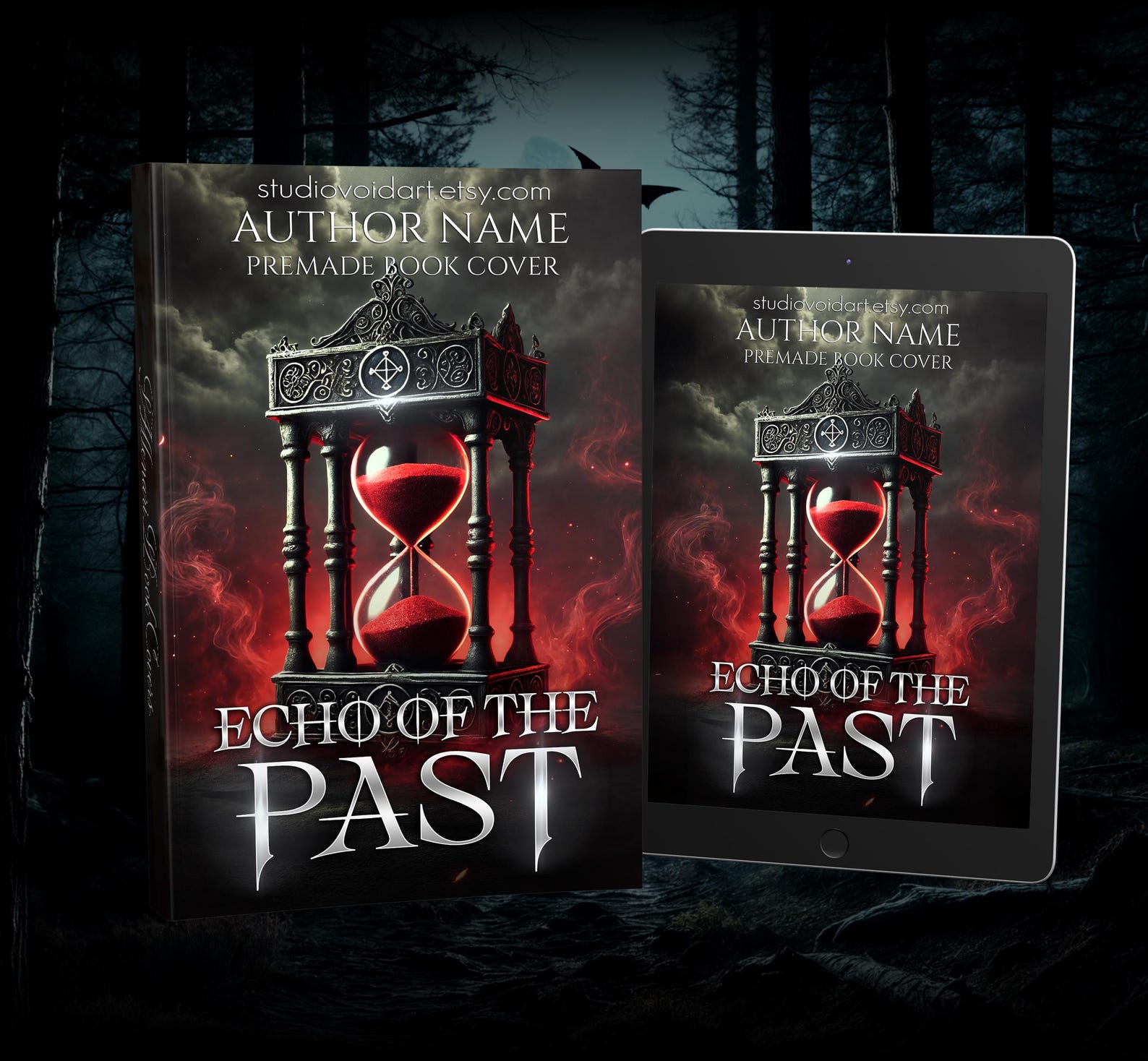 Premade Book Cover Design, Custom Ebook Template, Personalized Book ...