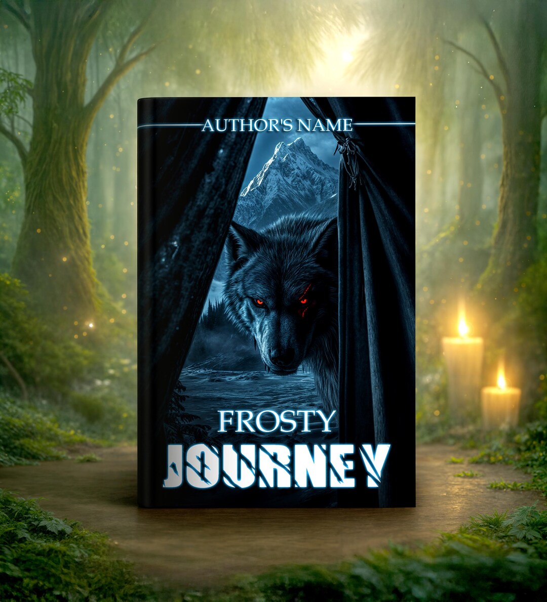 Premade Book Cover Design, Custom Ebook Template, Personalized Book ...