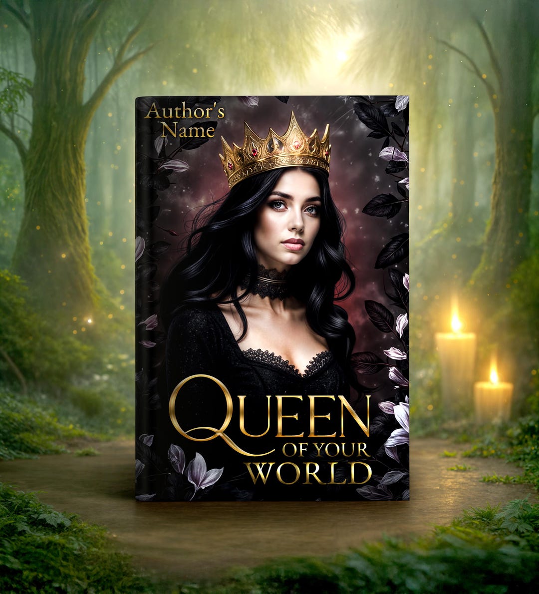 Premade Book Cover Design, Custom Ebook Template, Personalized Book ...