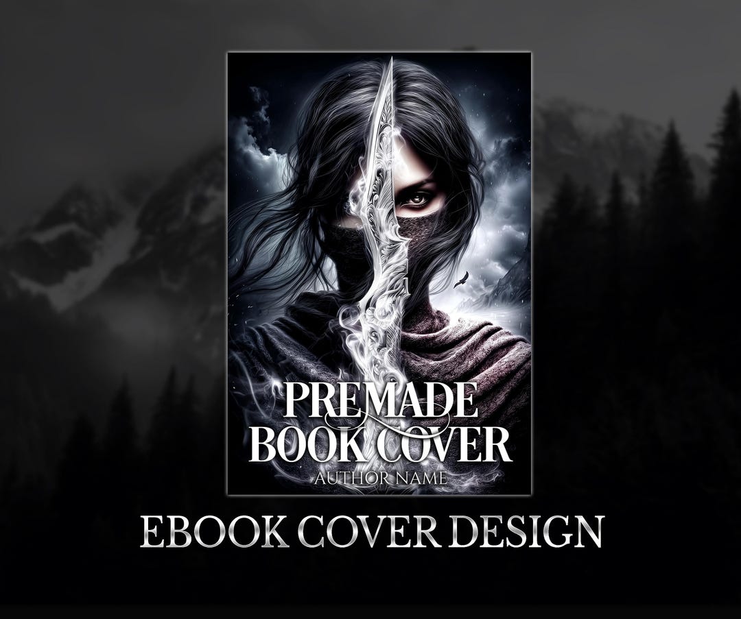 Dark Fantasy Ebook Cover Design, Female Assassin With Magic Dagger, YA ...