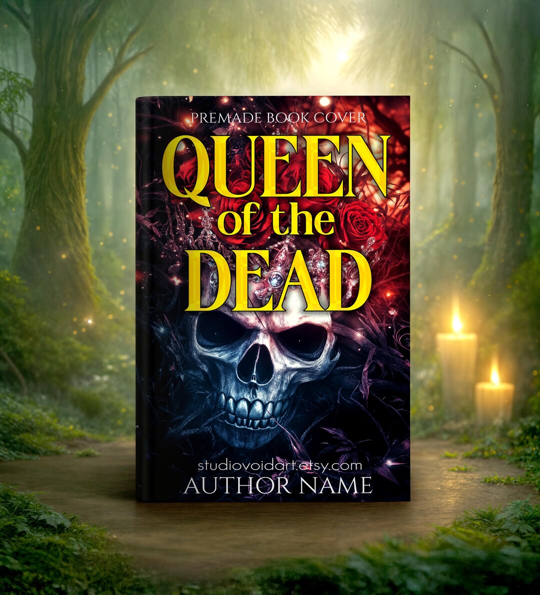 Premade Book Cover Design, Custom Ebook Template, Personalized Book ...