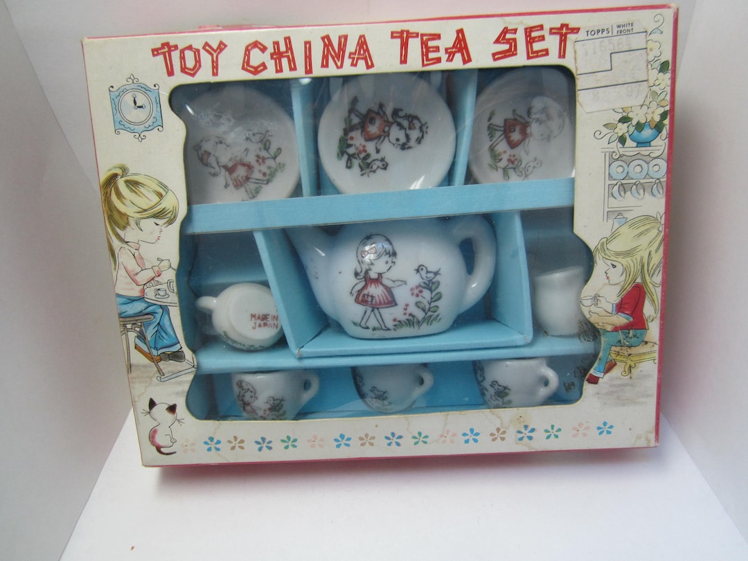 Vintage Toy China Set 1960's Still Sealed Never Been Played With- Mini ...