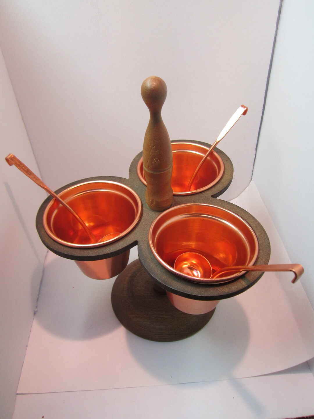 Vintage RETRO in the Original Box-six-piece Copper Bowls With Ladles- Party Time! - Etsy