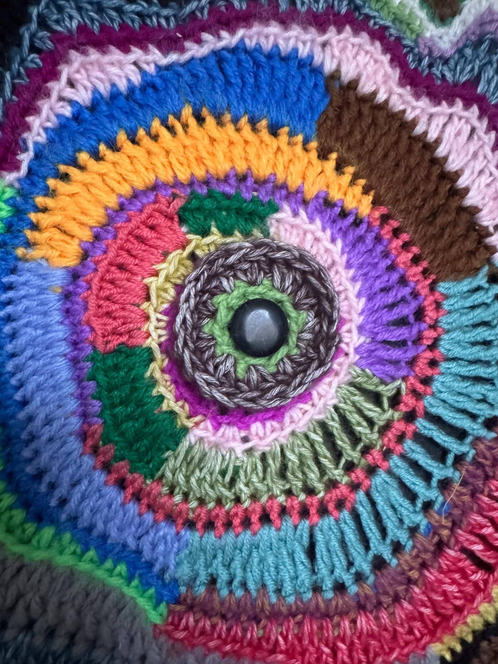 Fiber Freeform Crochet Scrumble Wall Art #1 - Etsy