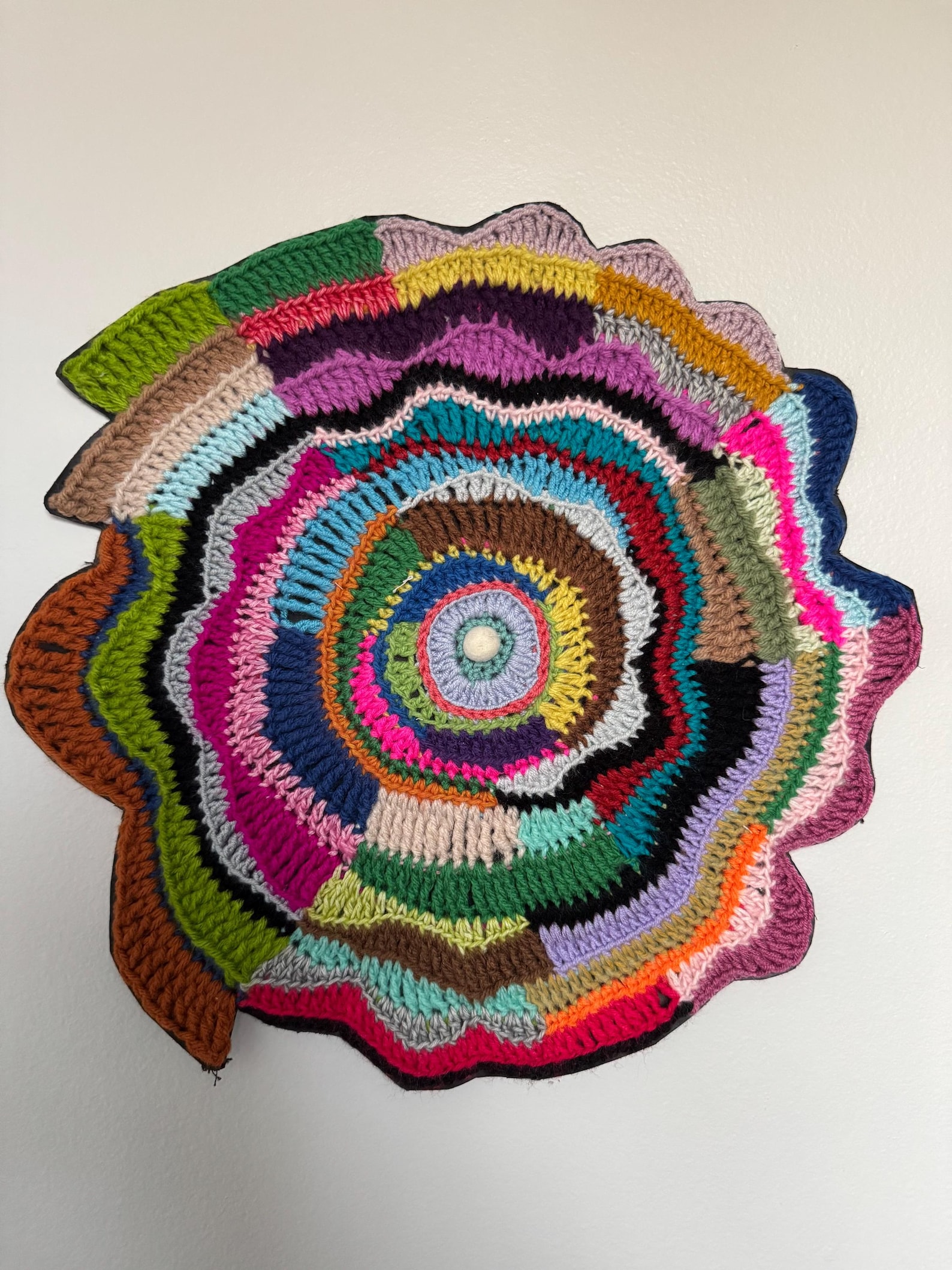 Fiber Freeform Crochet Scrumble Wall Art #2 - Etsy