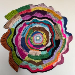 Fiber Freeform Crochet Scrumble Wall Art #2 - Etsy