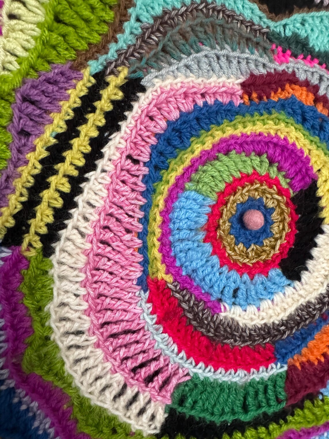 Fiber Freeform Crochet Scrumble Wall Art #3 - Etsy