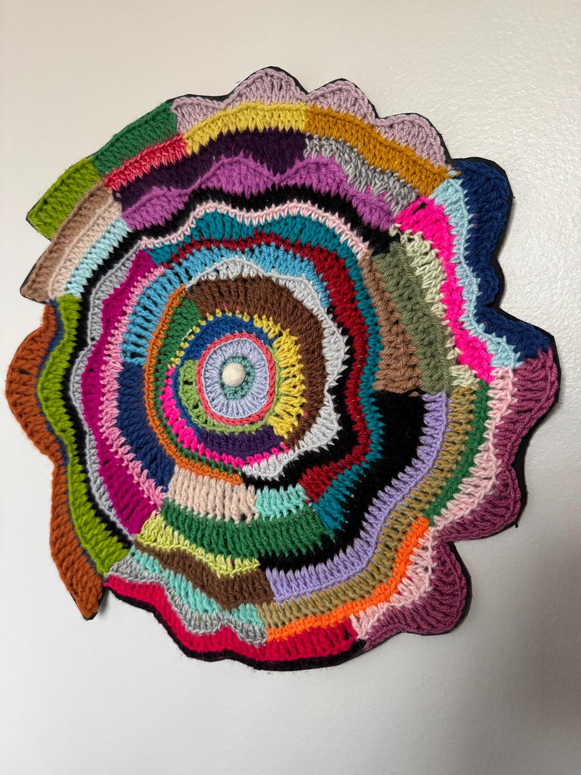 Fiber Freeform Crochet Scrumble Wall Art #2 - Etsy