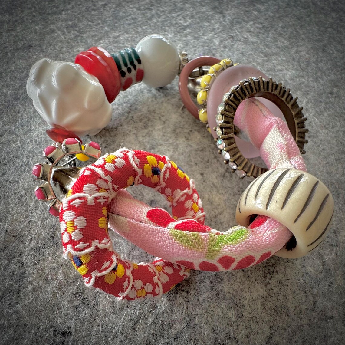 Fiber Hoop Bangle - Etsy