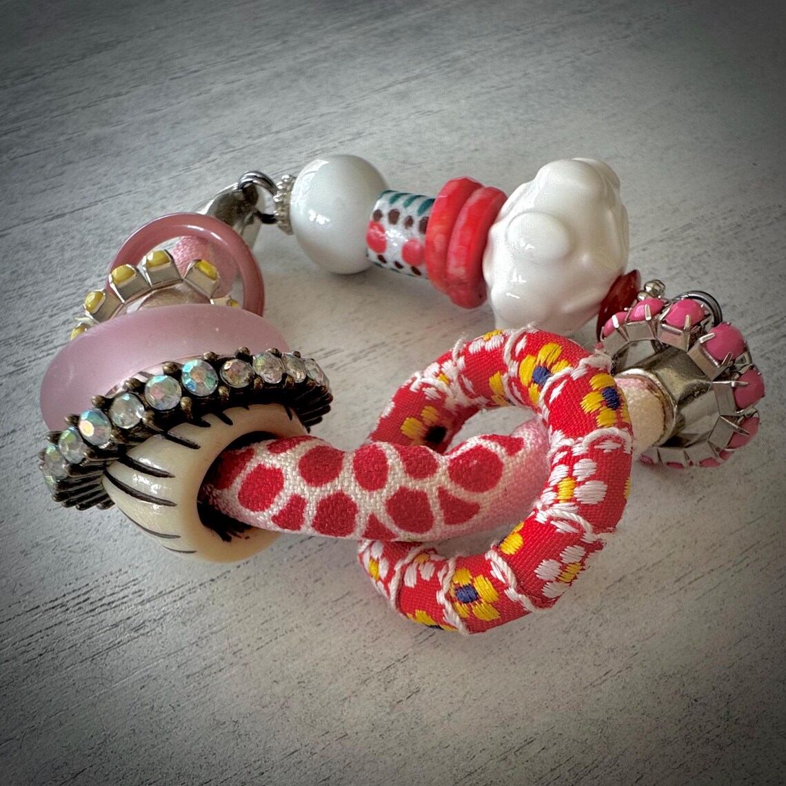 Fiber Hoop Bangle - Etsy