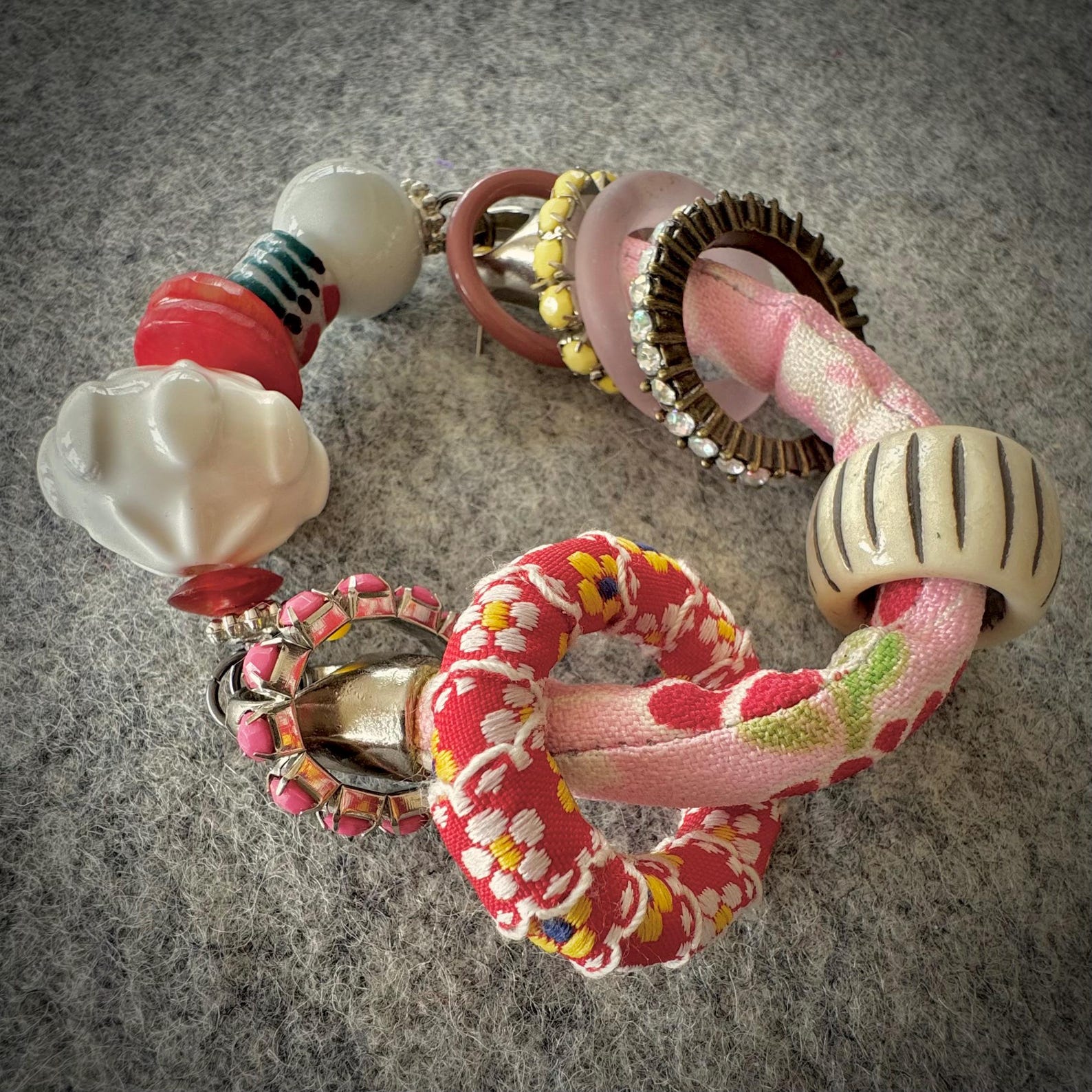 Fiber Hoop Bangle - Etsy
