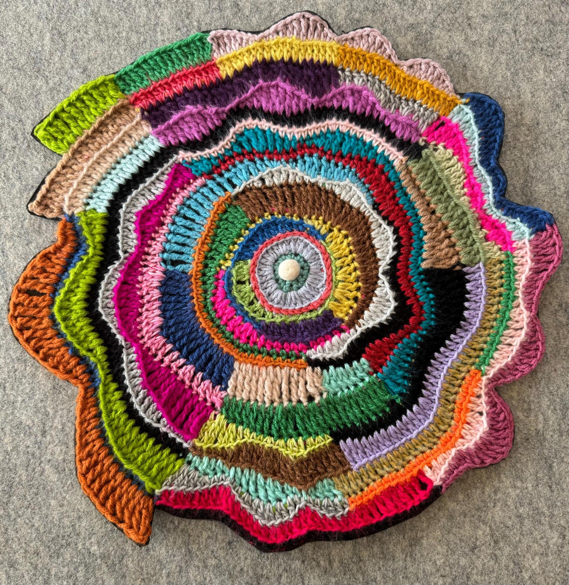 Fiber Freeform Crochet Scrumble Wall Art #2 - Etsy