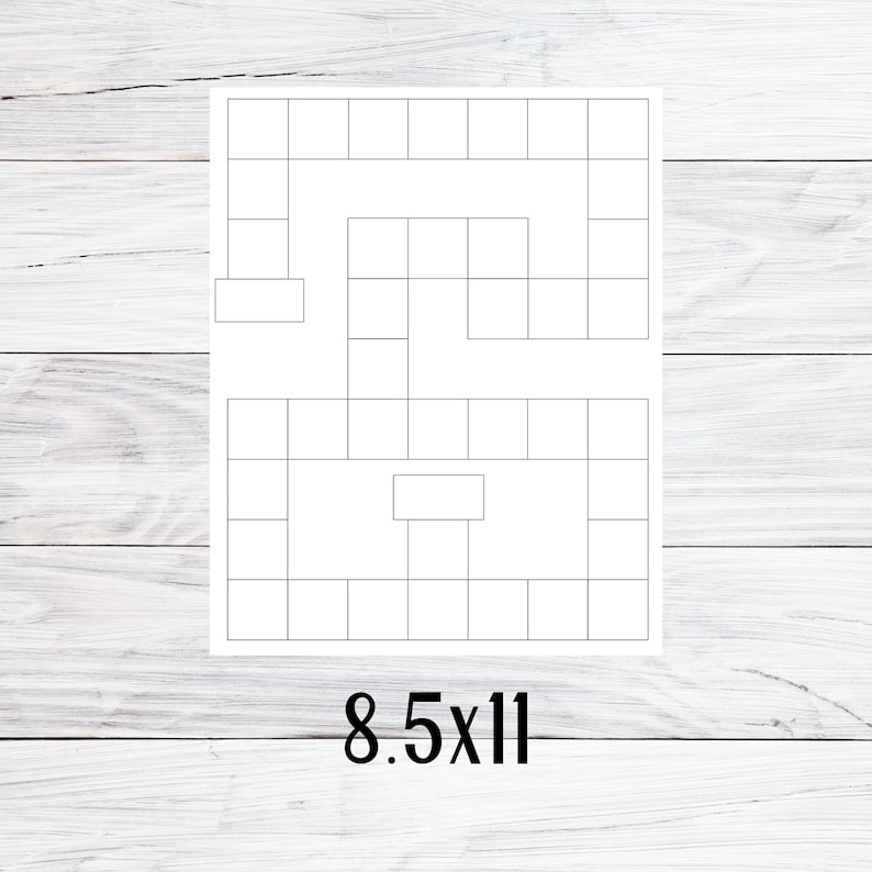 DIY Game Board Template: Customizable Canva Design (digital Download ...