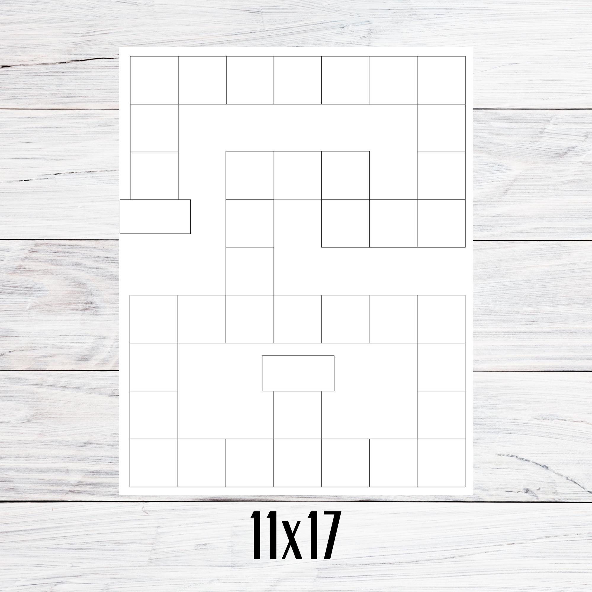 DIY Game Board Template: Customizable Canva Design (digital Download ...