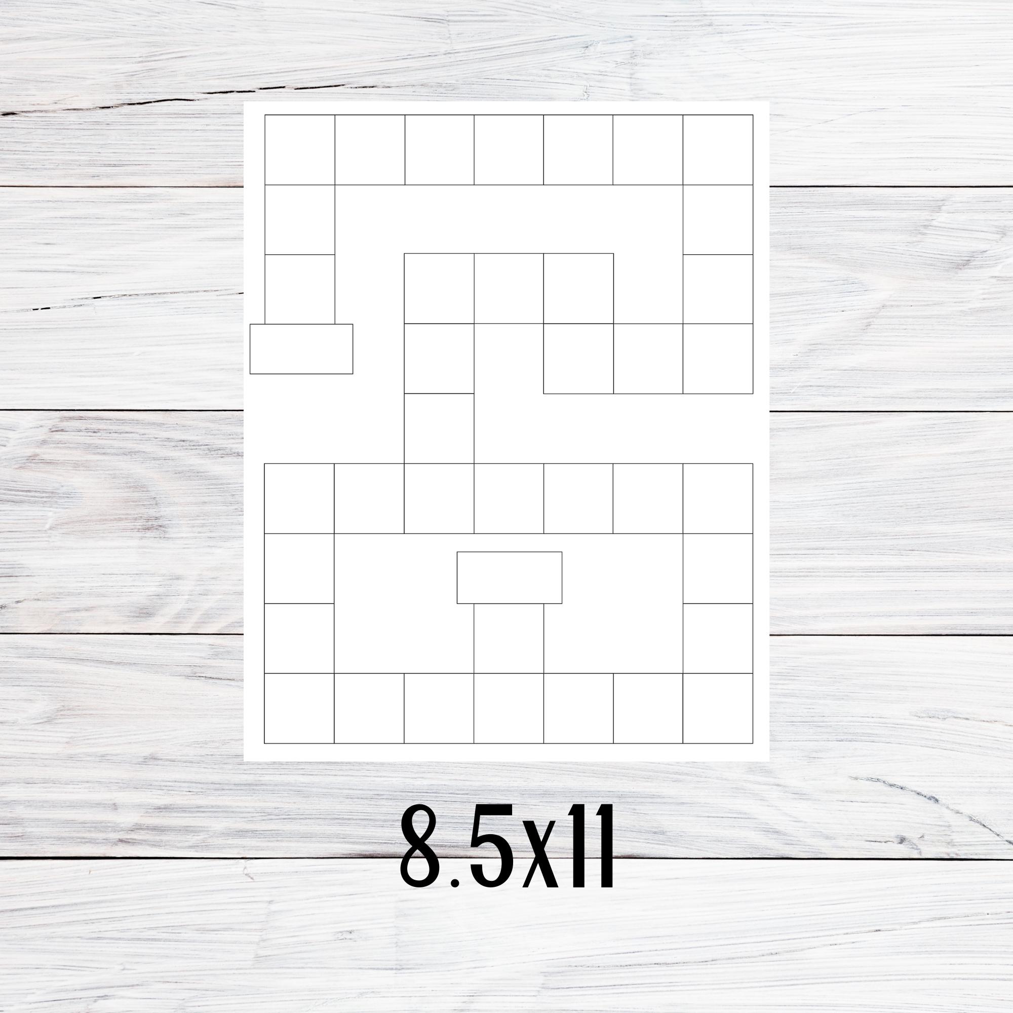 DIY Game Board Template: Customizable Canva Design (digital Download ...