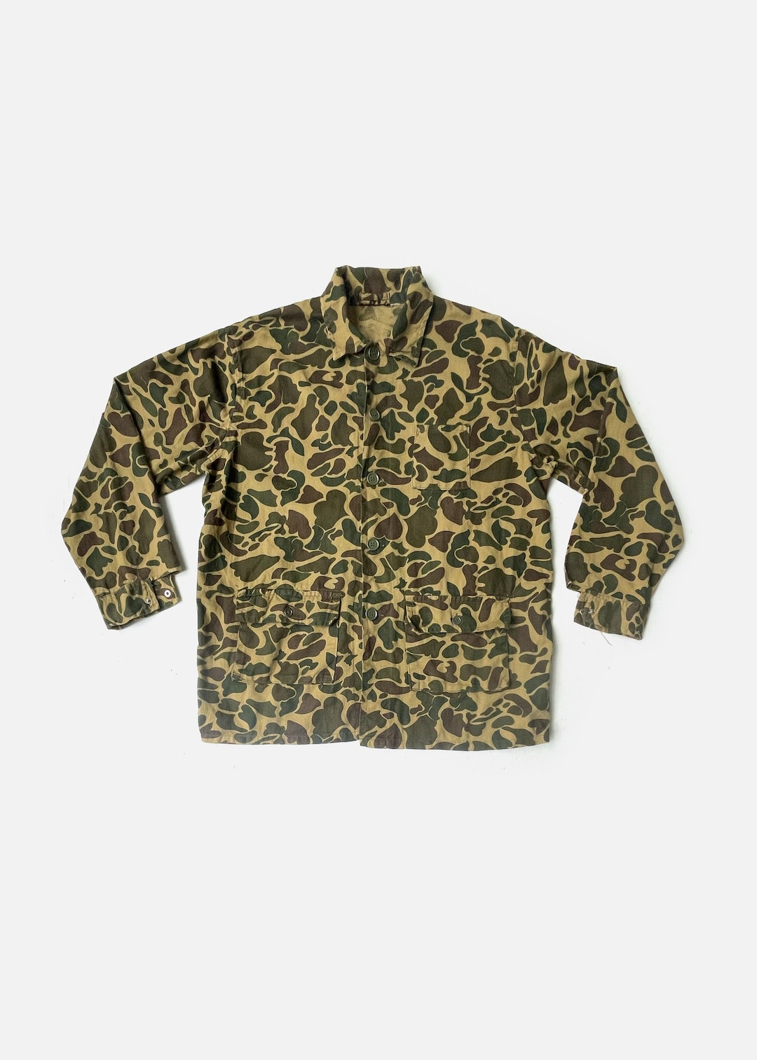 1960s Duck Hunter Camo Shirt-jacket (L) - Etsy