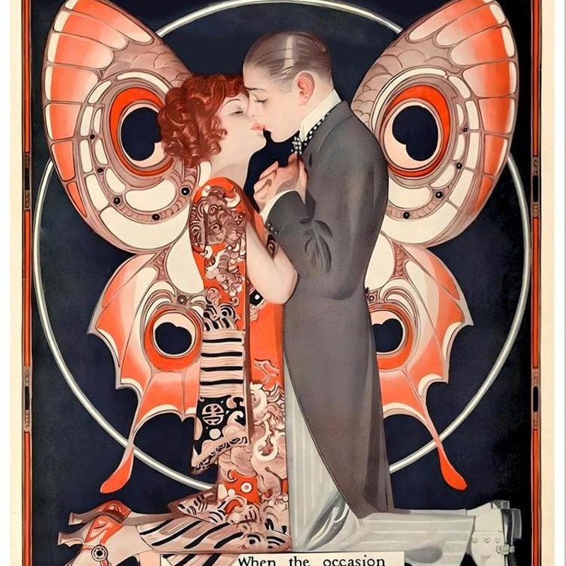 Art Deco Butterfly - Etsy