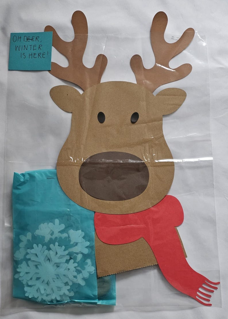 Oh Deer, Winter is Here Holiday Bulletin Board Cut Out - Etsy