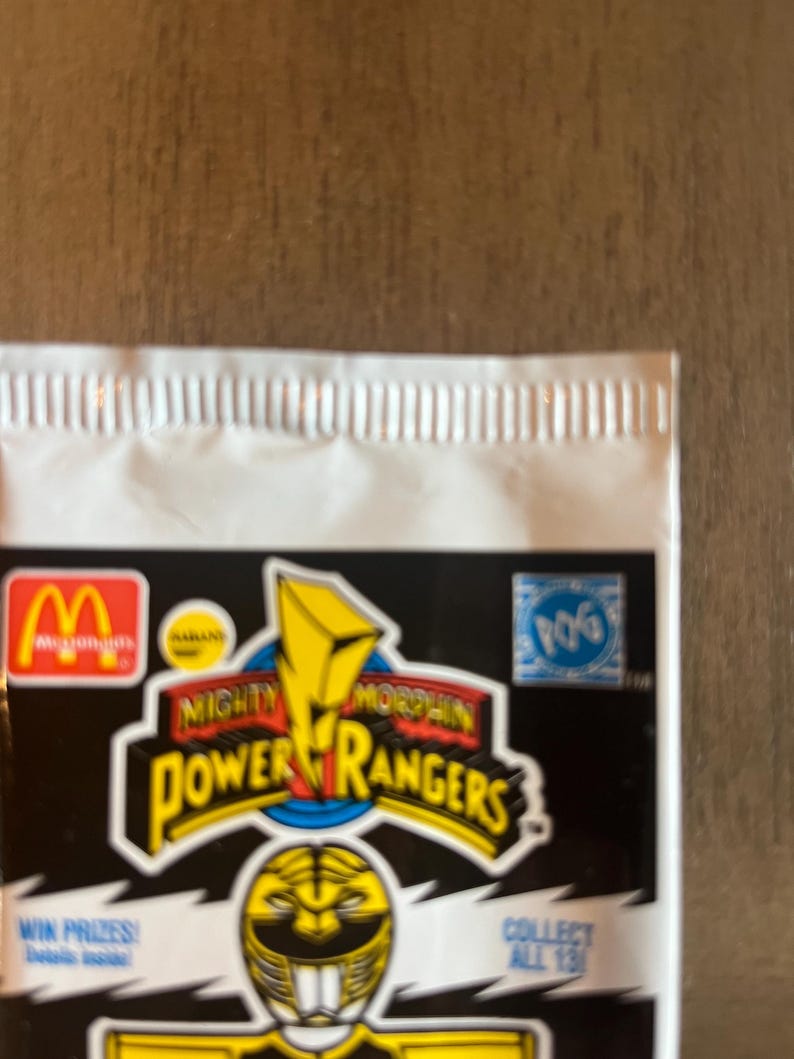 Mcdonald's Power Rangers Power Coin Pack POG Collectible - Etsy