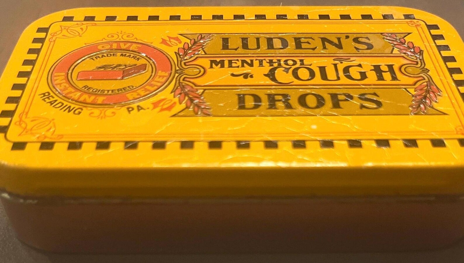 Luden’s Menthol Cough Drops Metal Tin Reading, PA. England Vintage - Etsy