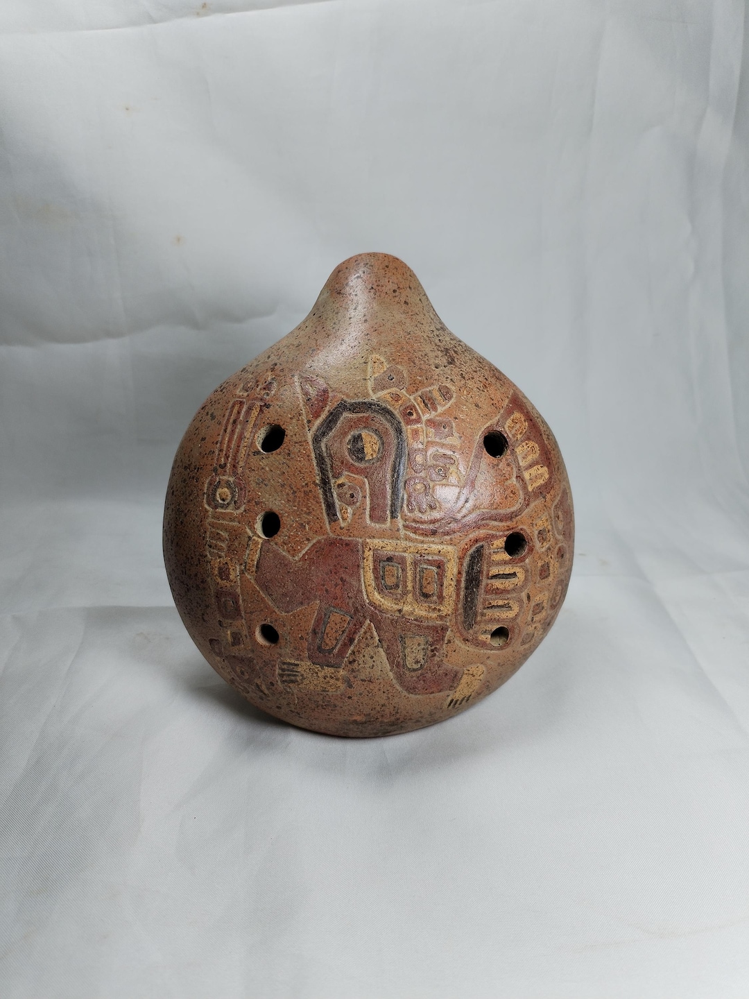 Inca Ceramic Ocarina - Andean Condor God - Musical Instrument and ...