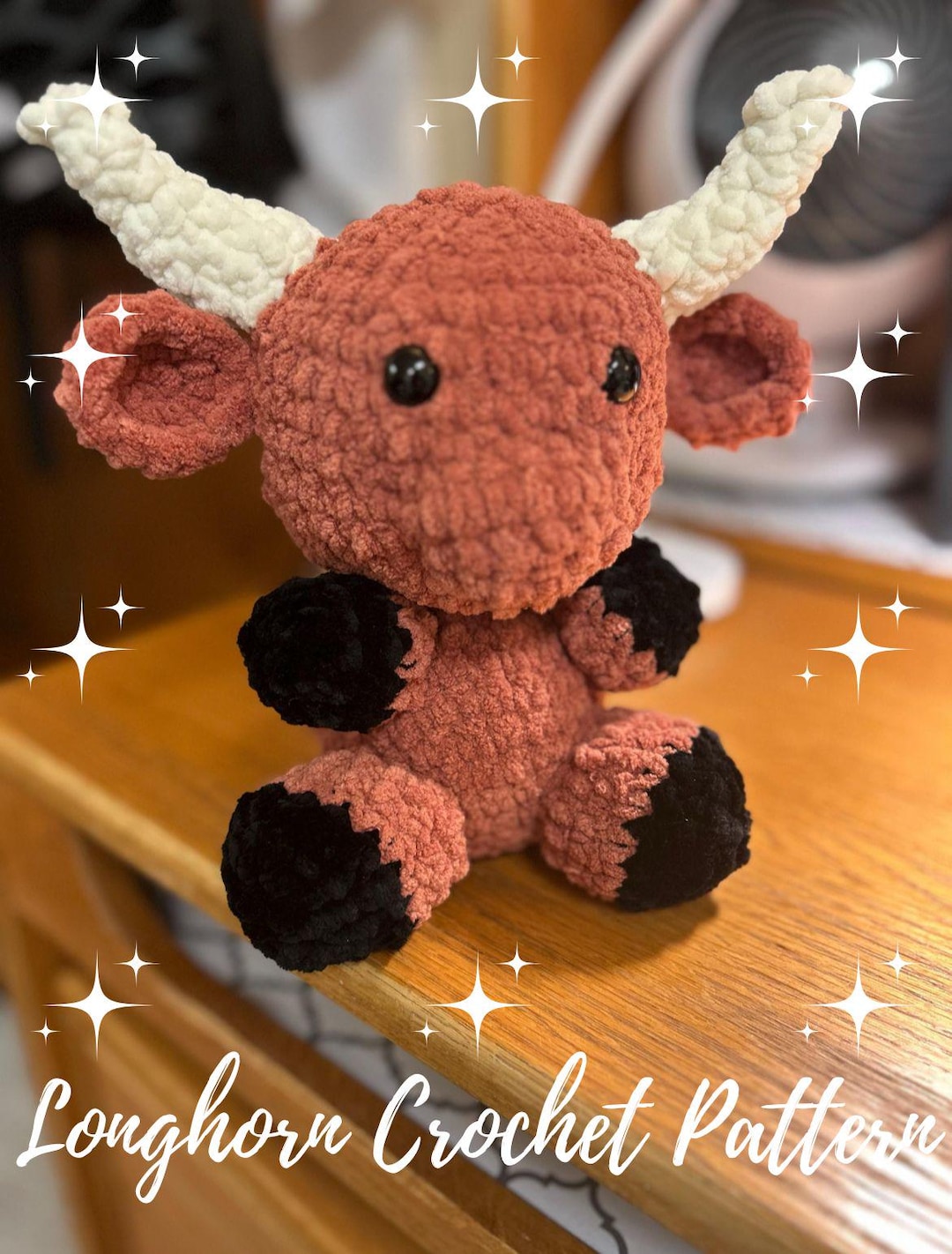 Texas Longhorn Crochet Pattern - Etsy