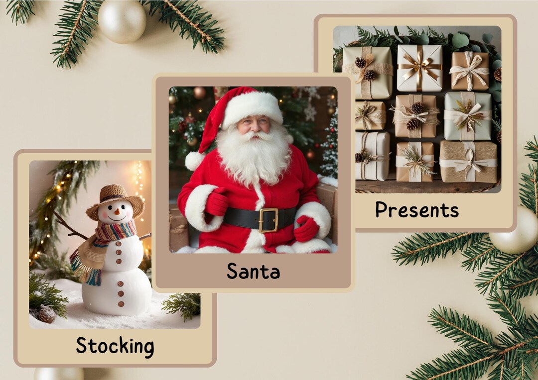 Christmas Visual Cards - Etsy