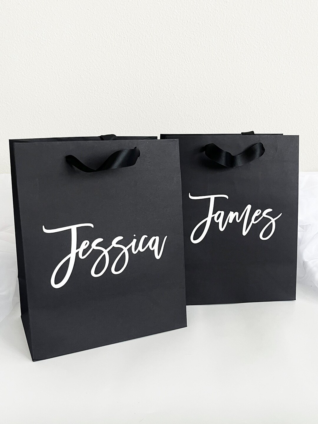 Personalized Gift Bags - Custom Wedding Favor Bags, Bridal Party Gifts ...