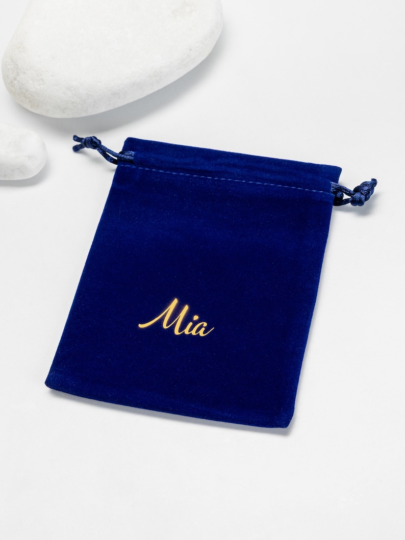 Custom Name Velvet Pouch - Etsy